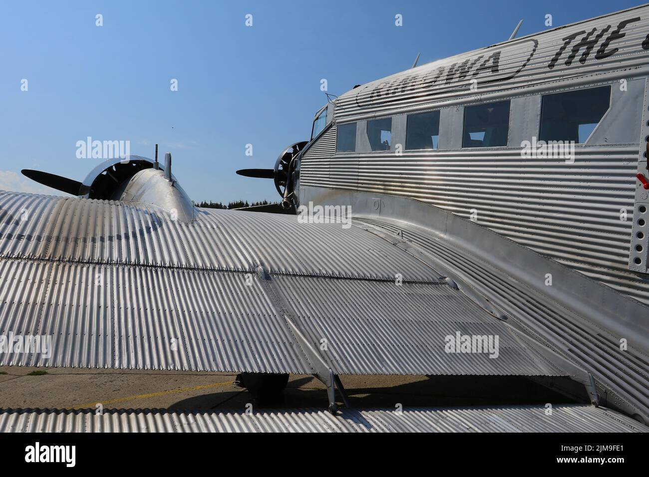 Passenger aircraft, Junkers, JU-52 Stock Photo - Alamy