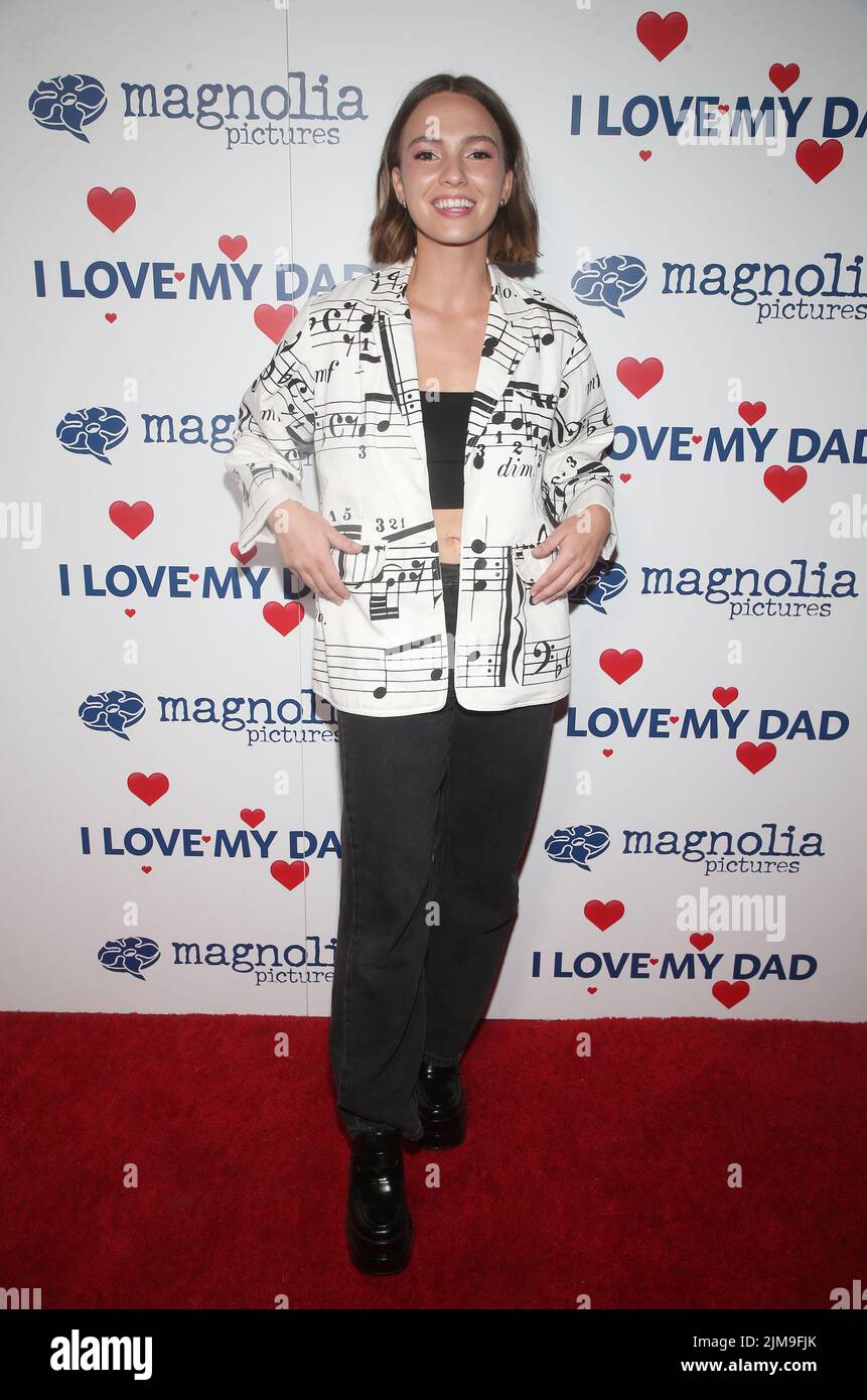 Los Angeles, Ca. 4th Aug, 2022. Addie Weyrich, at the Los Angeles Red ...