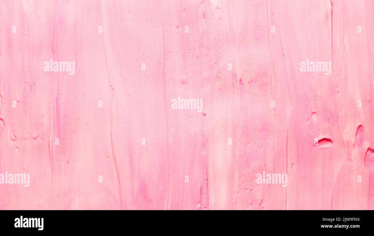 pink acrylic paint background raspberry ice cream Stock Photo - Alamy