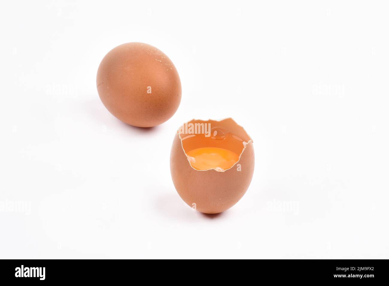 Closeup open egg hi-res stock photography and images - Alamy