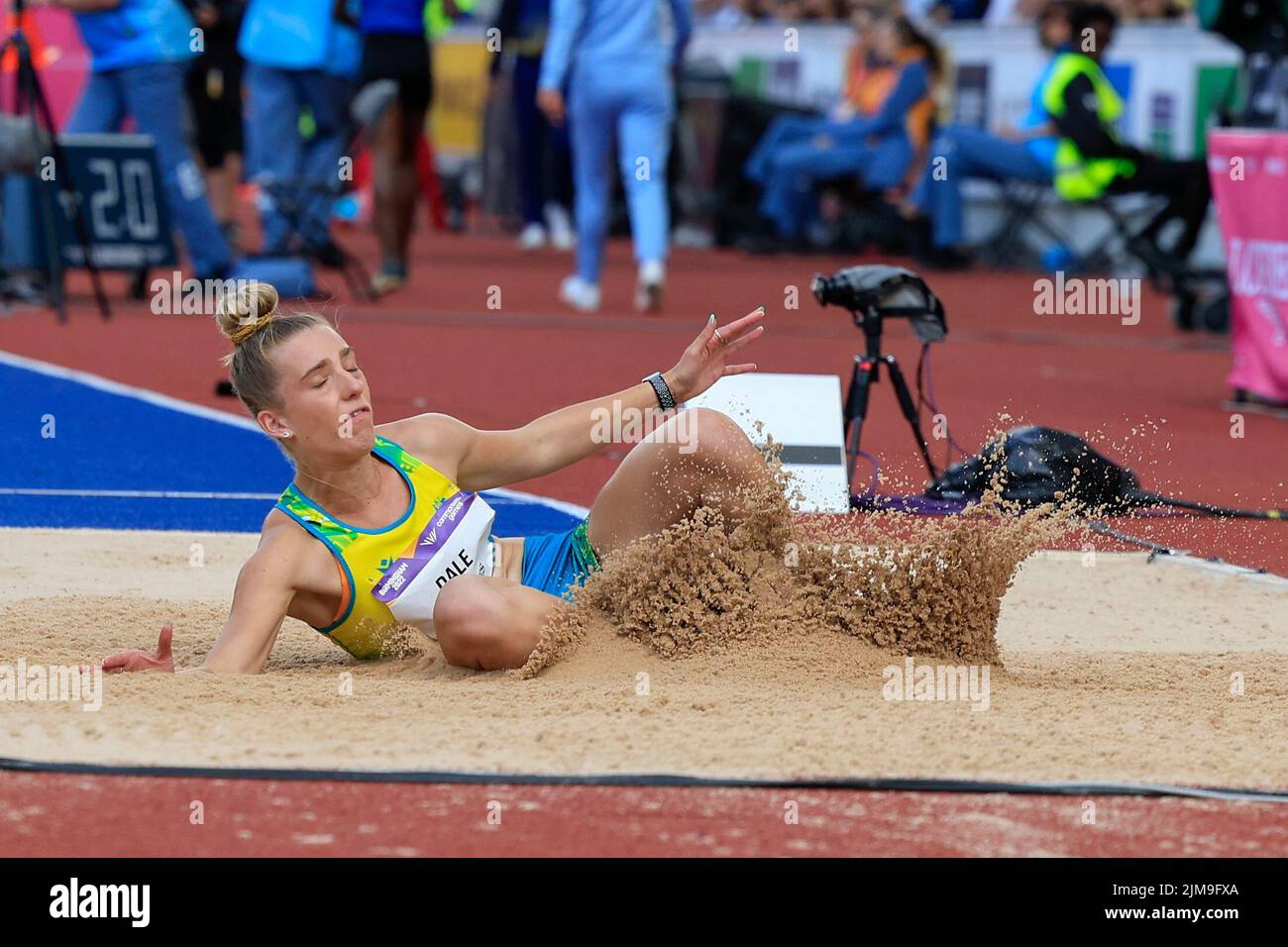 Samantha Dale of Australia performs in the long jump Stock Photo - Alamy