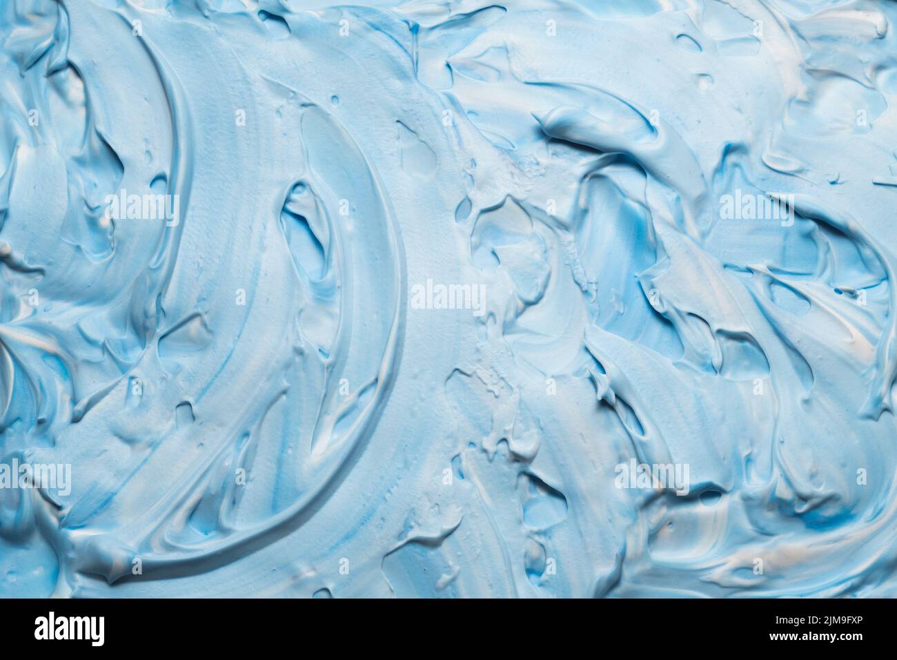 blue white acrylic paint background tooth paste Stock Photo - Alamy
