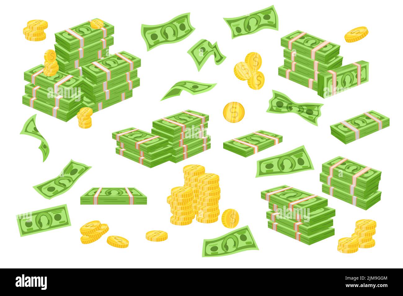 Dollars flying Stock Vector Images - Alamy