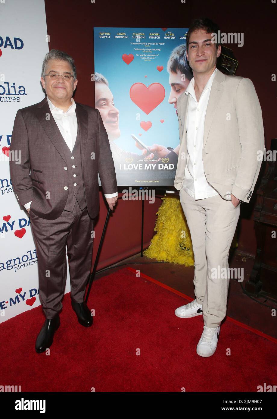 Los Angeles, Ca. 4th Aug, 2022. Patton Oswalt, James Morosini, at the ...