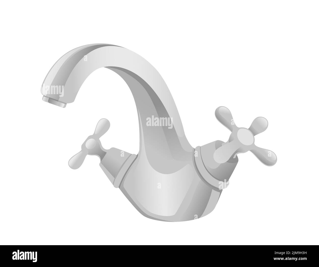 Stainless steel water tap faucet for bathroom in kitchen modern design ...