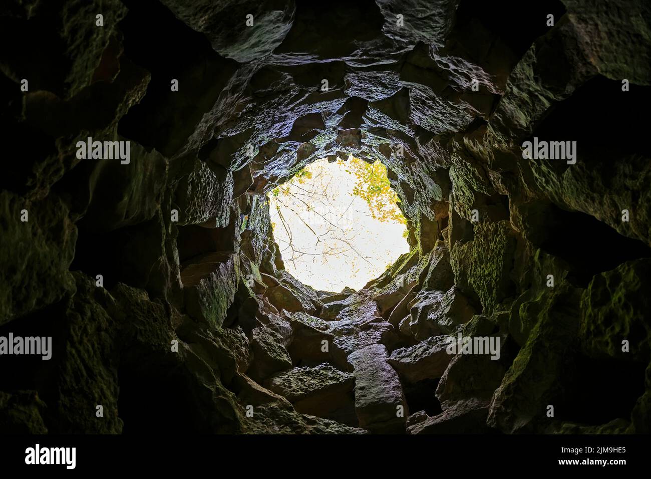 Initiation well in Quinta da Regaleira Stock Photo - Alamy