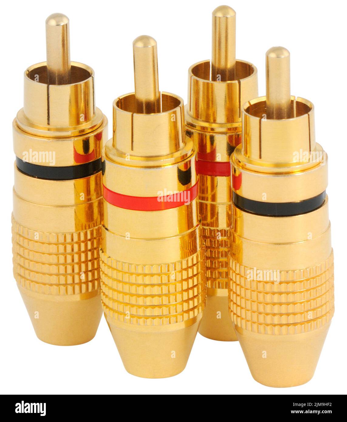 Four audio connectors Stock Photo - Alamy