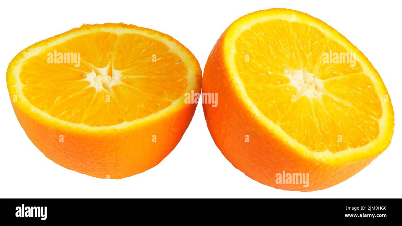 Orange halves hi-res stock photography and images - Alamy