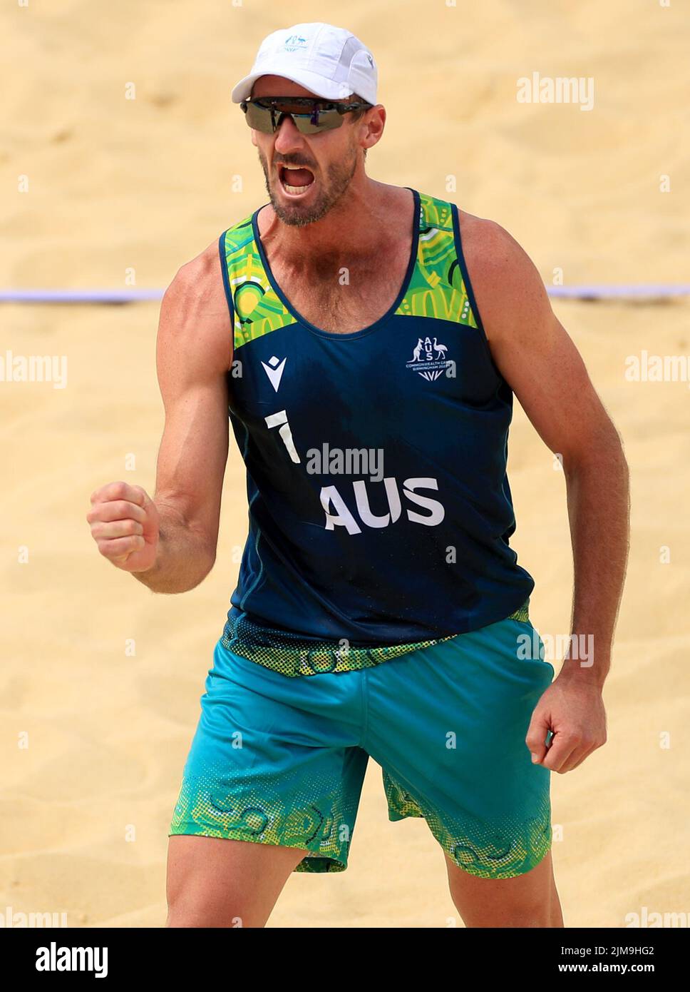 Australias Christopher Mchugh Celebrates During The Mens Quarter Final Between Australia And