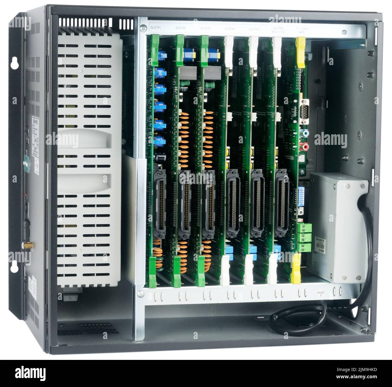 Phone switch system without front door isolated on white Stock Photo ...