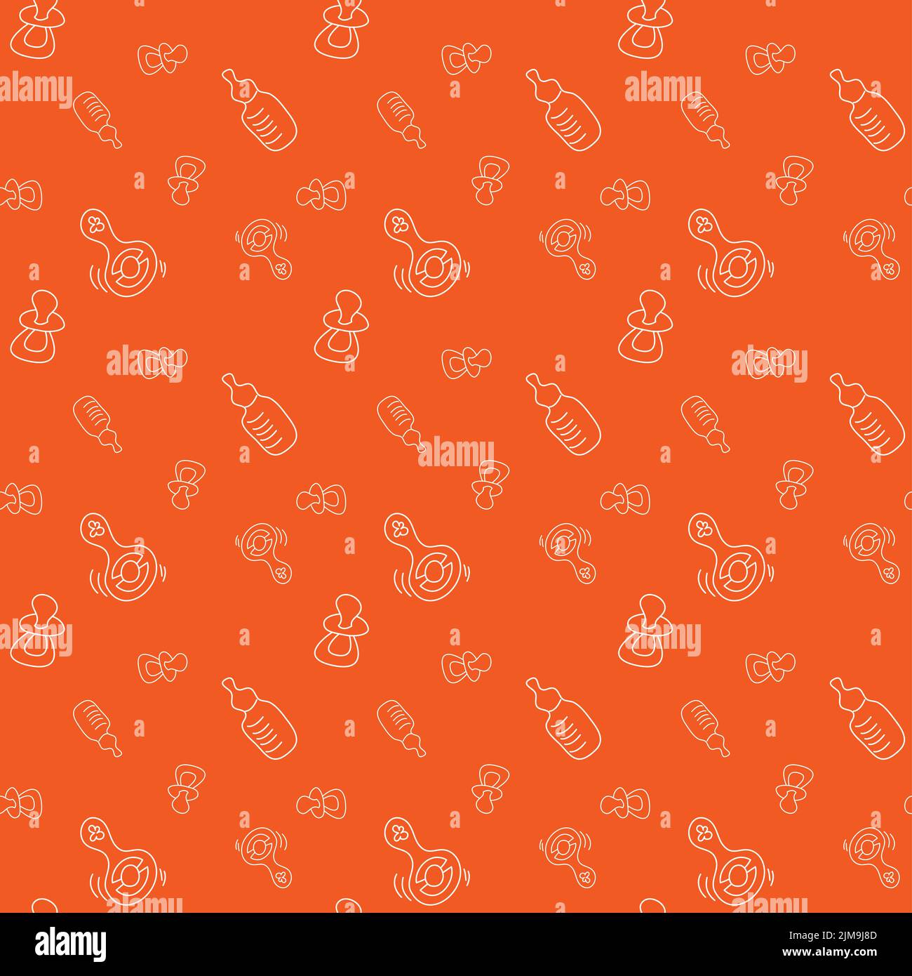 Vector seamless background for baby Stock Photo - Alamy