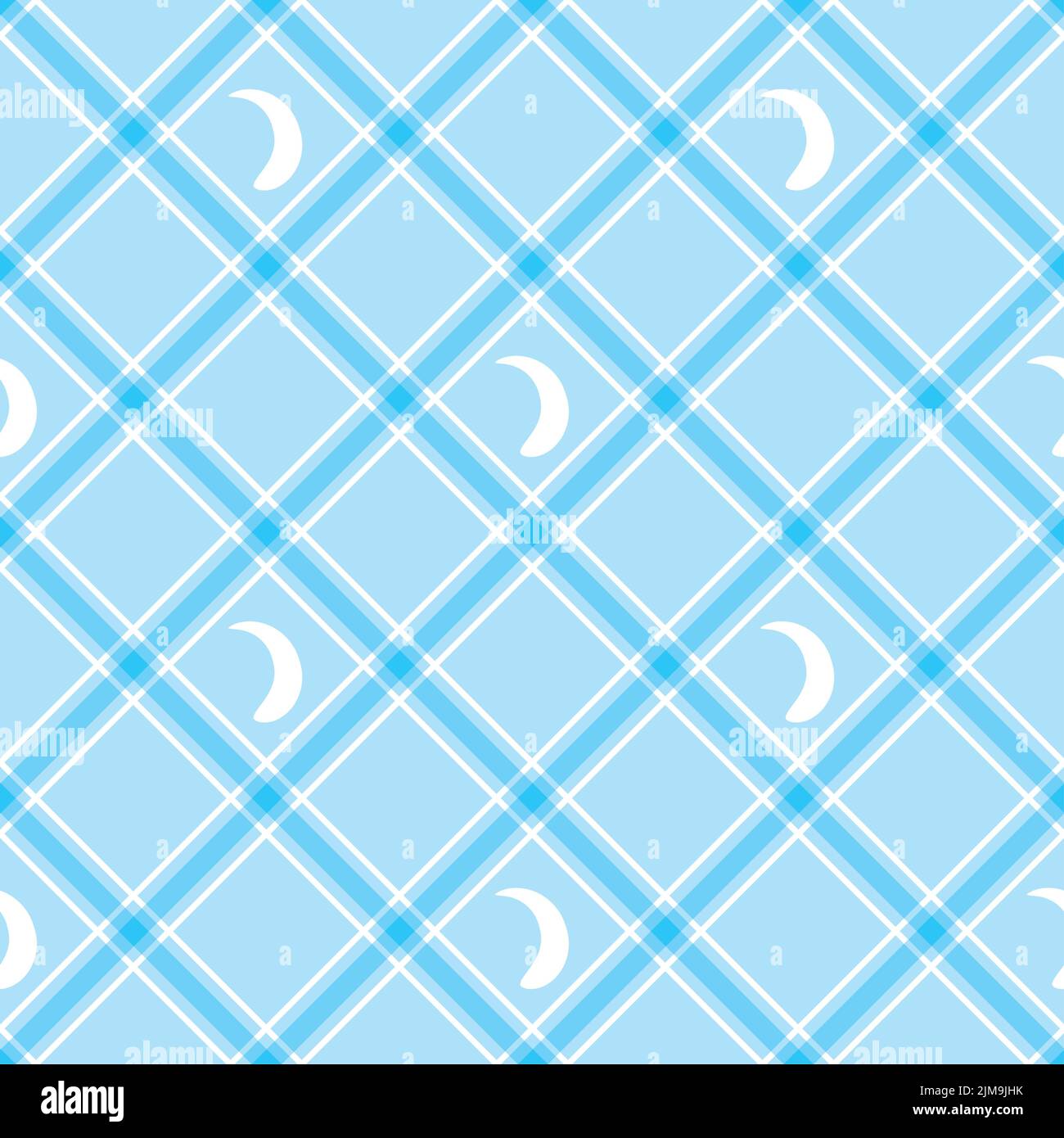 Seamless wallpaper. Blue checkered background. Tablecloth Stock Photo ...