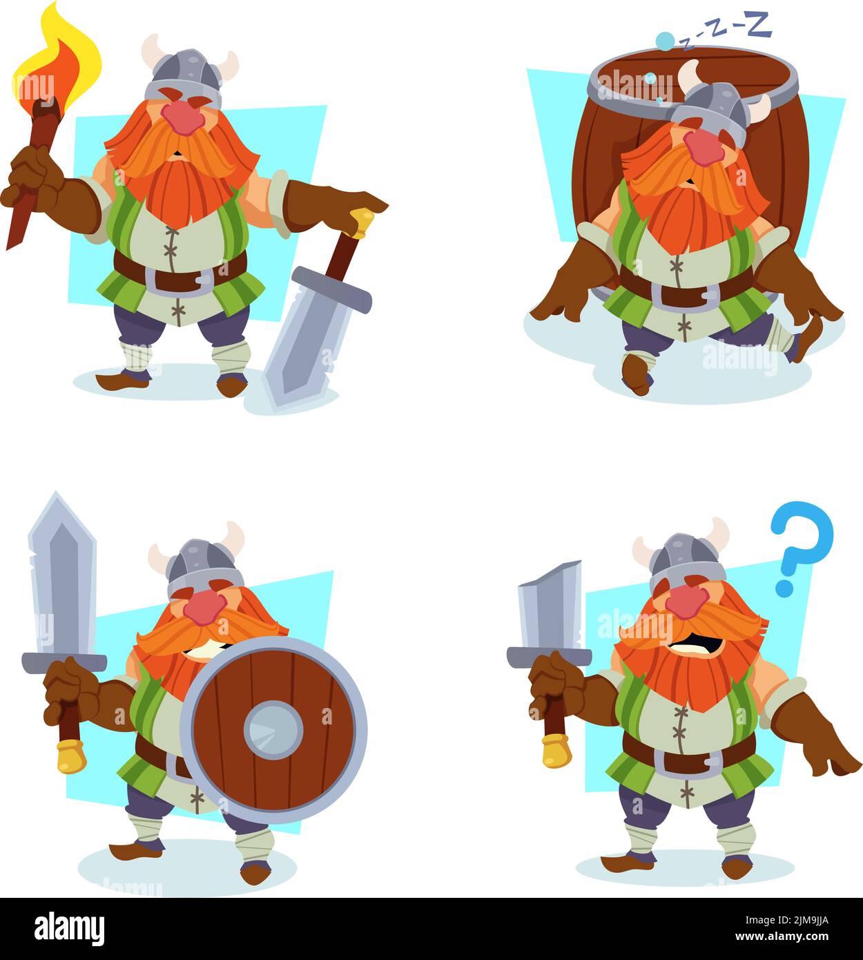 Cartoon viking sword hi-res stock photography and images - Alamy