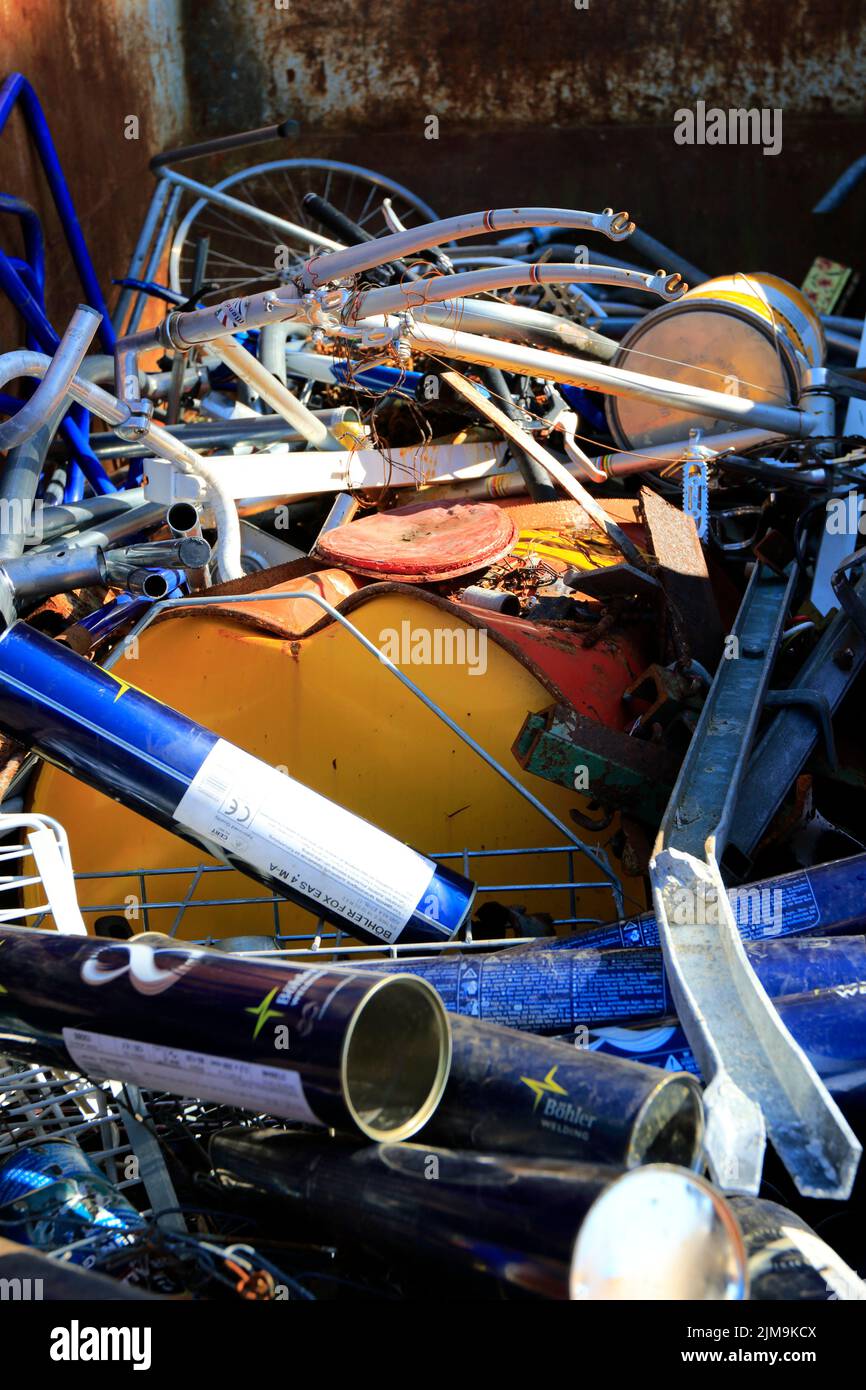 Discarded metal, dross Stock Photo - Alamy