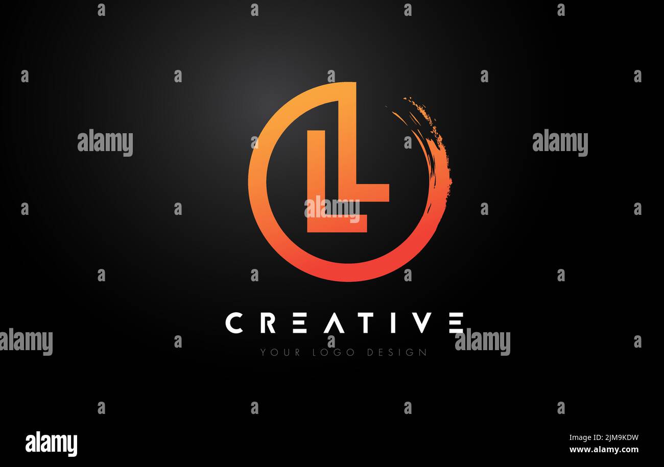 Ll logo vector vectors circle hi-res stock photography and images - Alamy