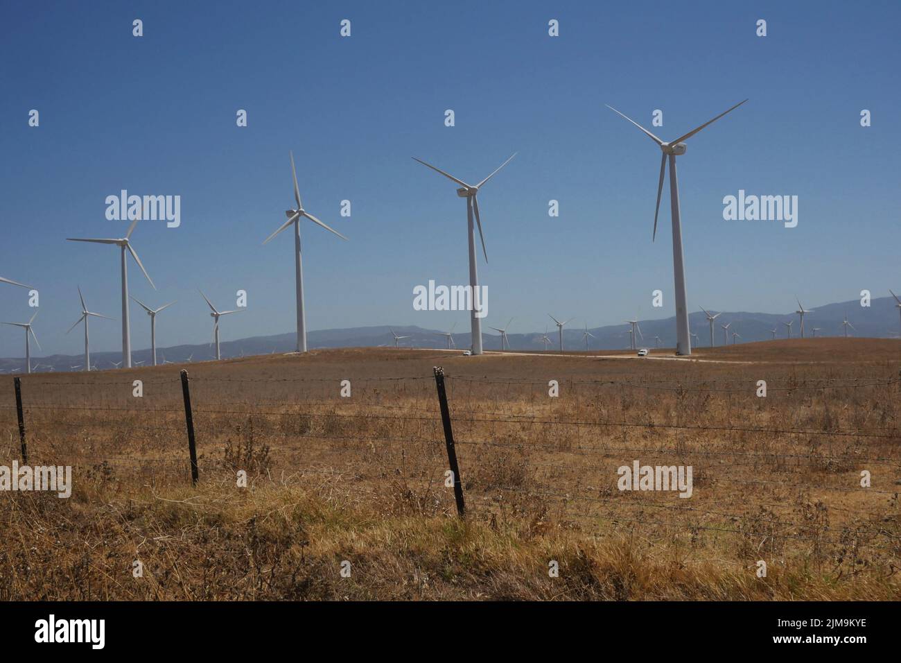 Spain wind energy landscape hi-res stock photography and images - Alamy