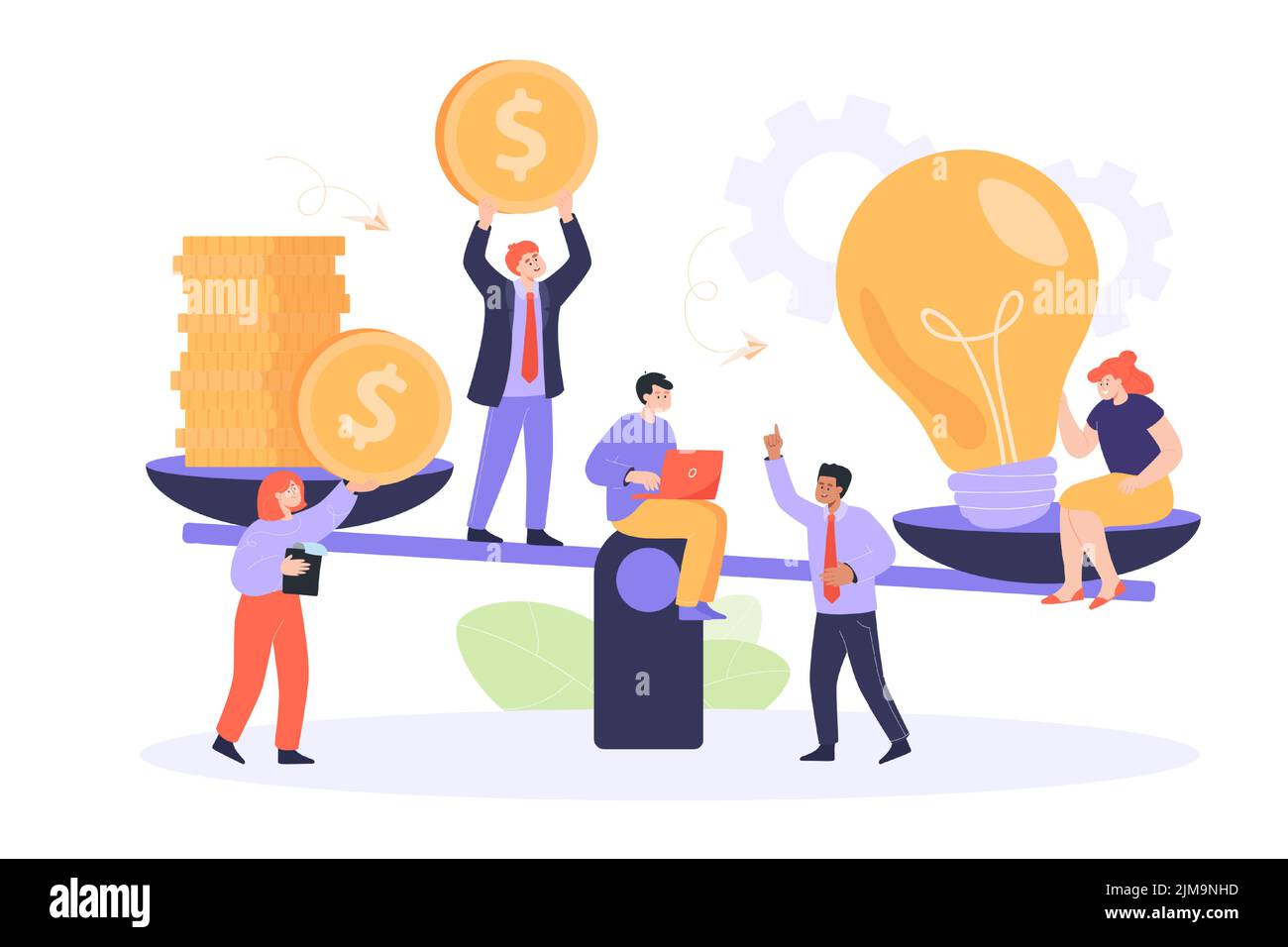 Coin valuation Stock Vector Images - Alamy