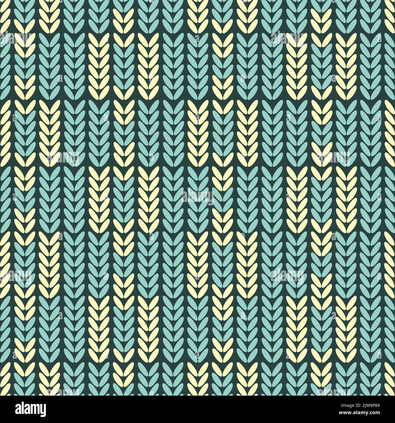 Seamless knitted pattern. Vector wool texture Stock Vector Image & Art ...