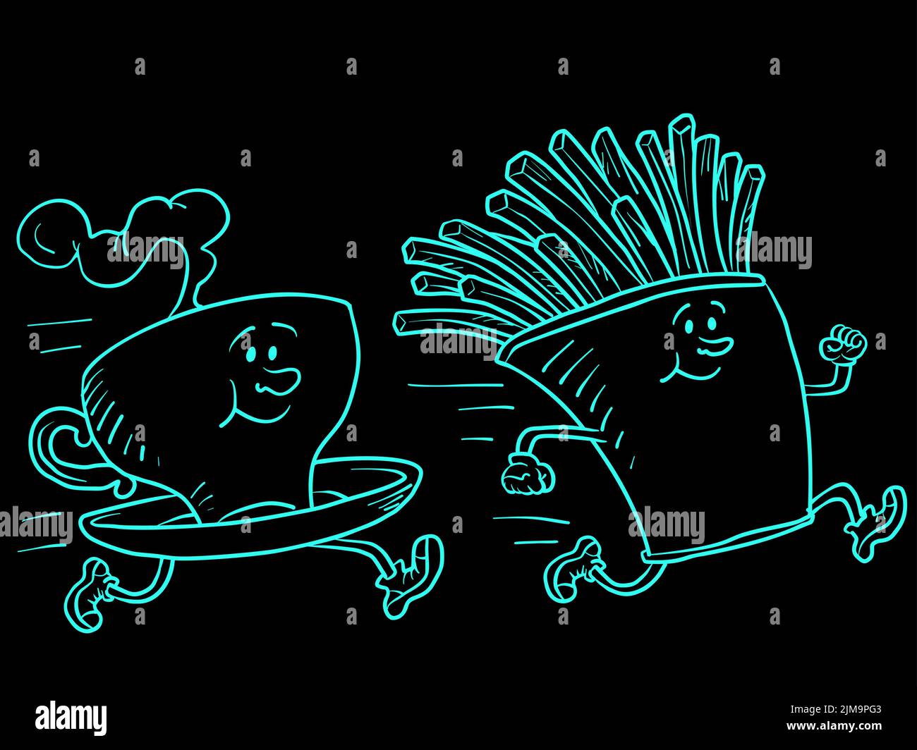 Blank cartoon characters vector Stock Vector Images - Alamy