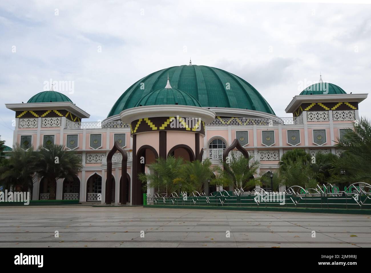 The Taqwa Mosque Metro building in Lampung, Indonesia Stock Photo - Alamy