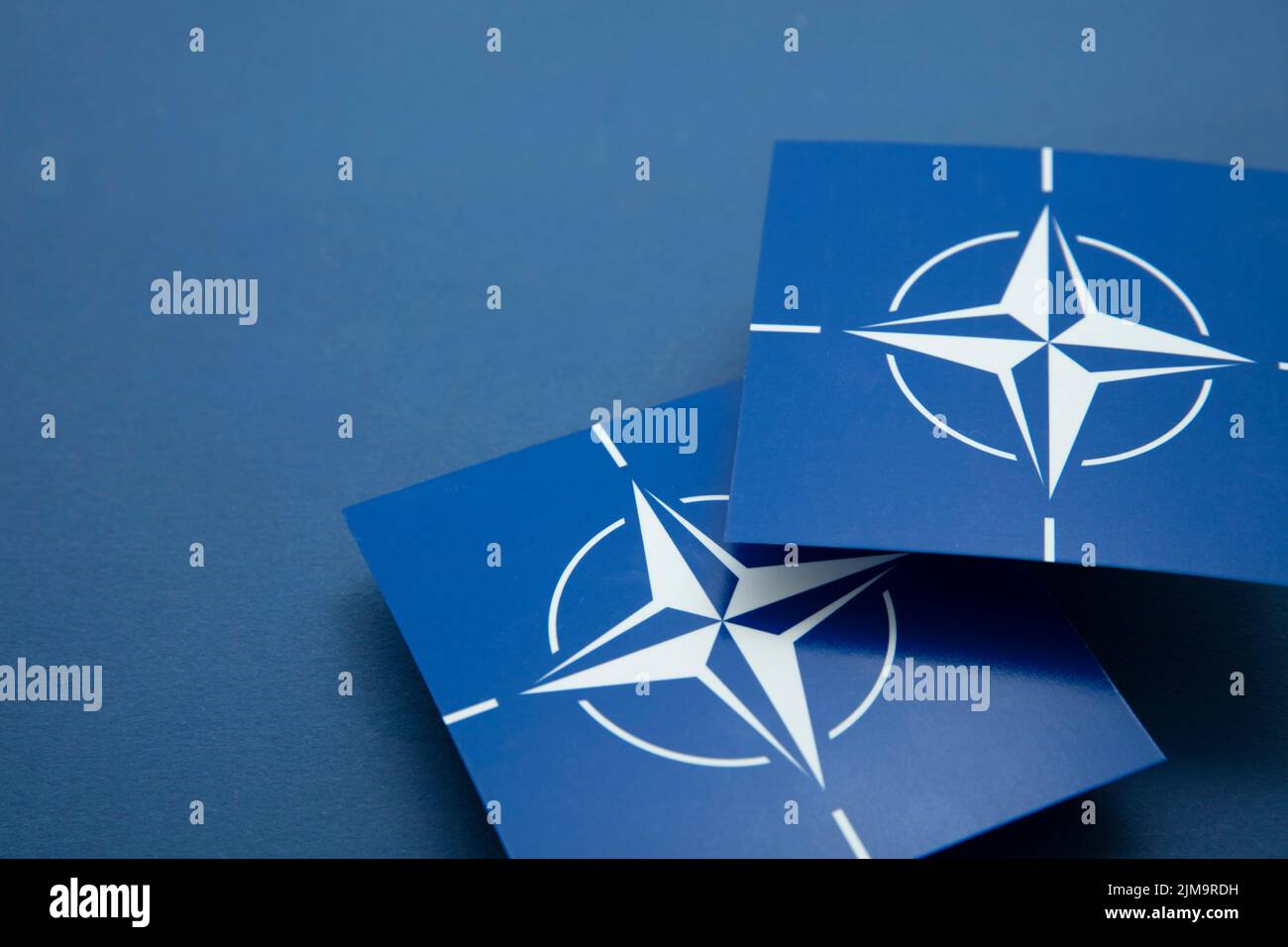 Nato logotype hi-res stock photography and images - Alamy