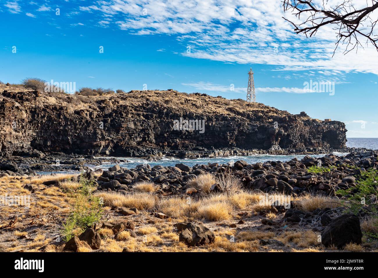The Lighthouse at Palaoa Point in the south west corner of Lanai ...