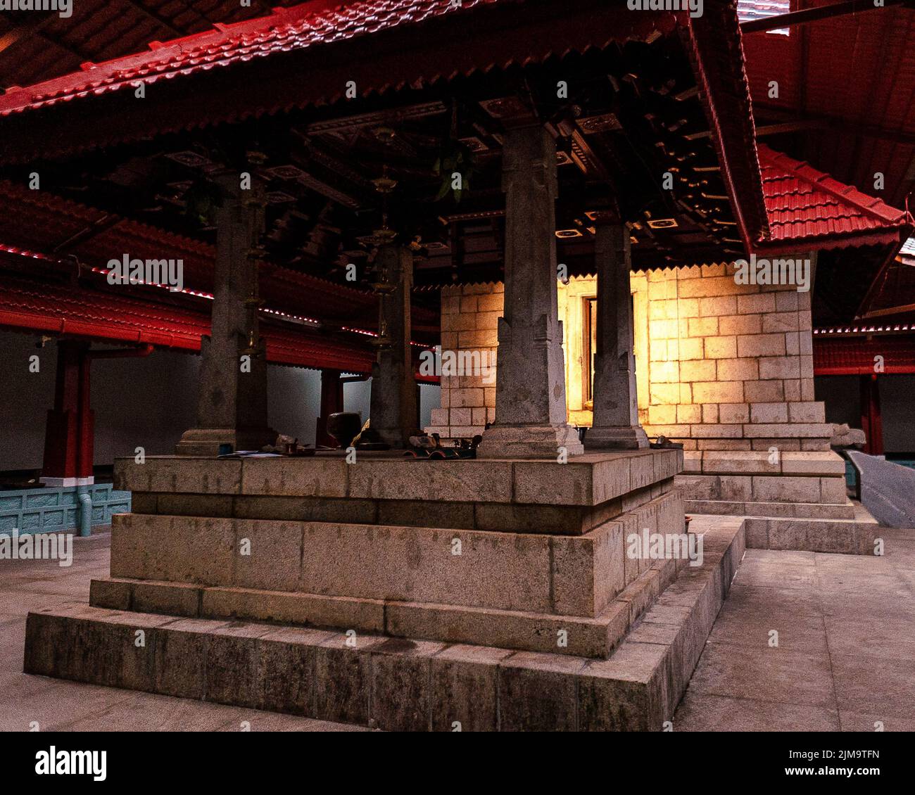 The Indian temple, God Lakshmi Temple Karnataka Stock Photo - Alamy