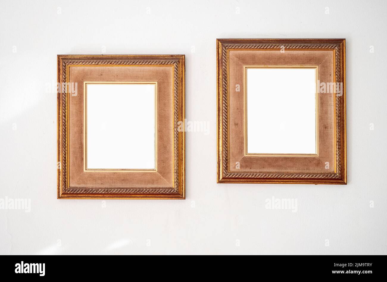 Empty Photo Frames isolated on white background, Empty framing for your ...