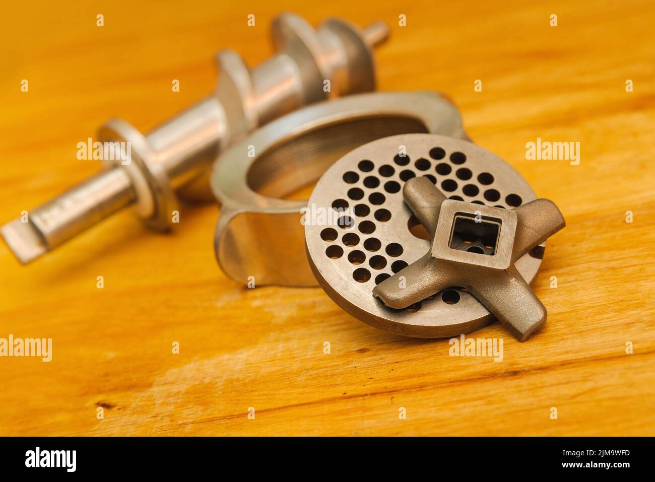 Meat grinder part Stock Photo - Alamy