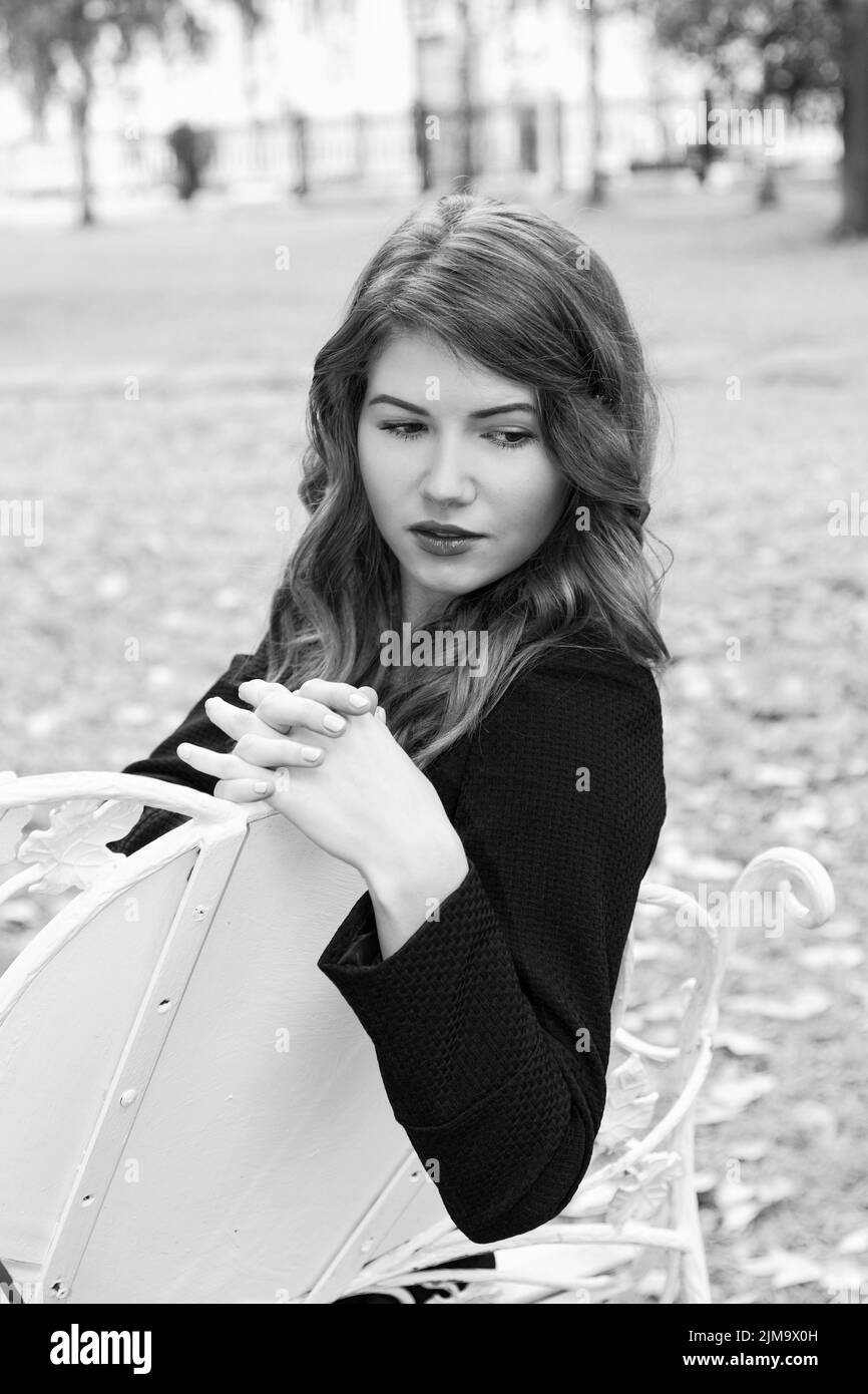 Portrait bench hi-res stock photography and images - Alamy