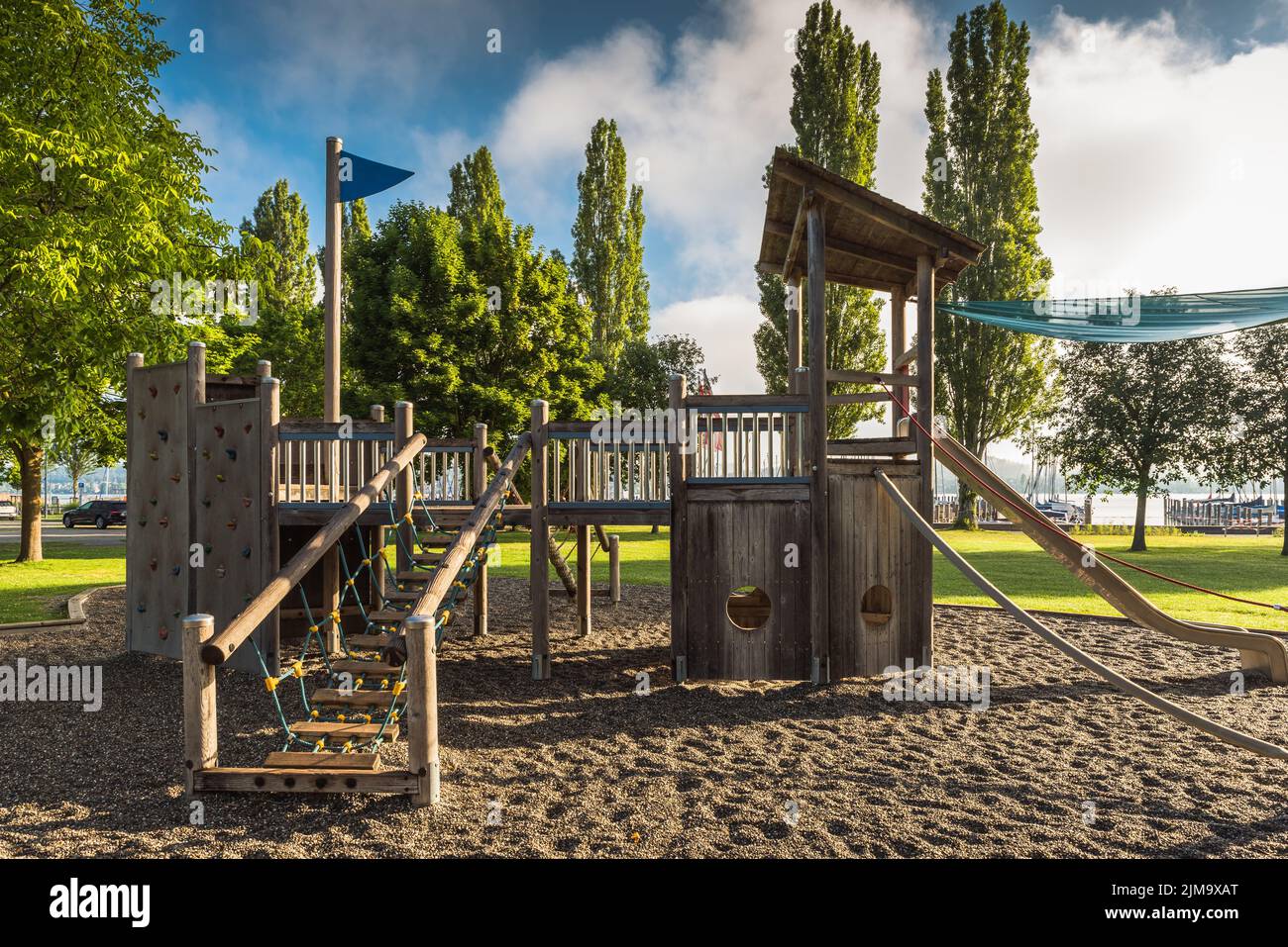Wooden Commercial Playground Equipment