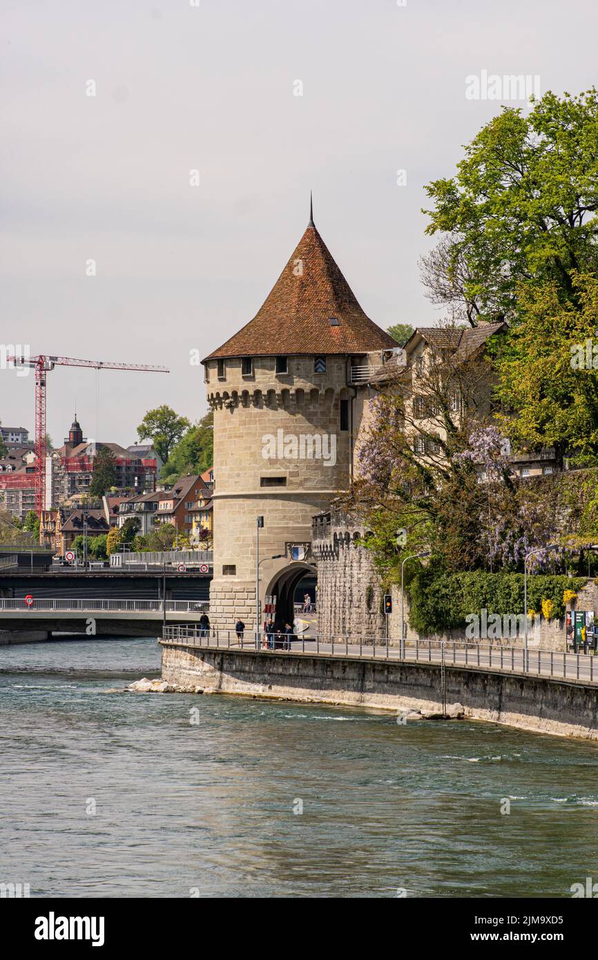 Historic stone tower reuss hi-res stock photography and images - Alamy
