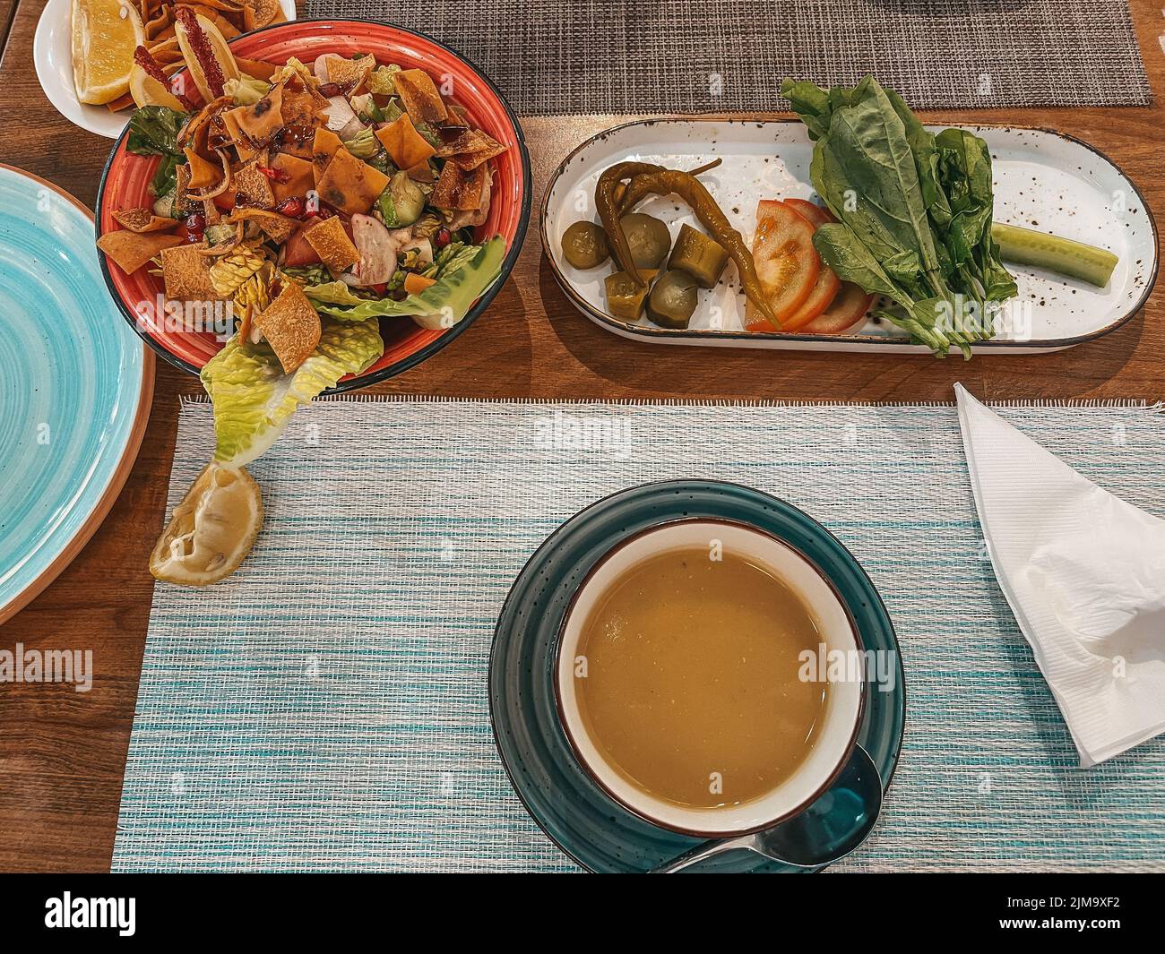 Lebanese appetizers hi-res stock photography and images - Alamy