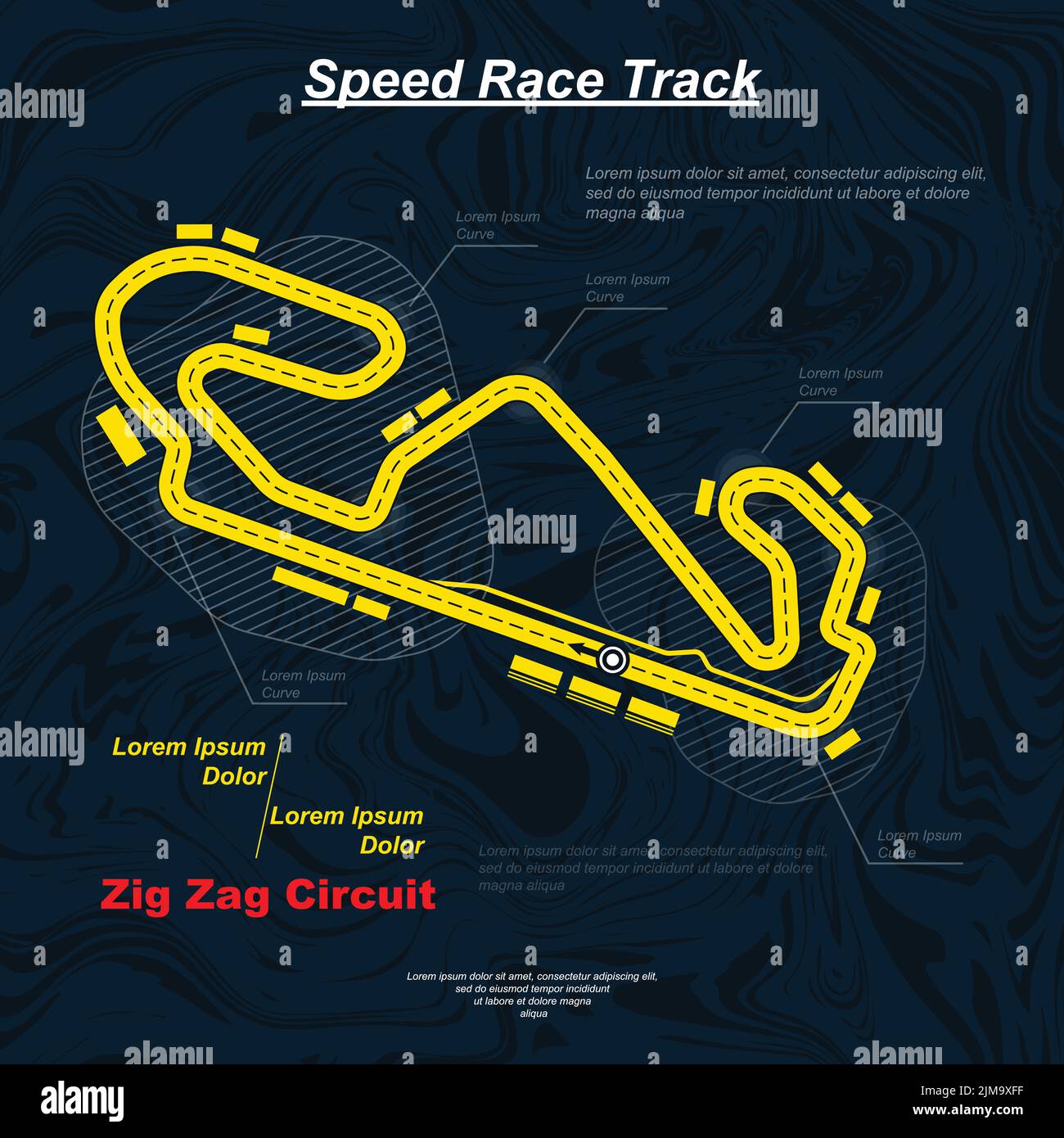 Yellow and blue race track wallpaper Stock Vector Image & Art - Alamy