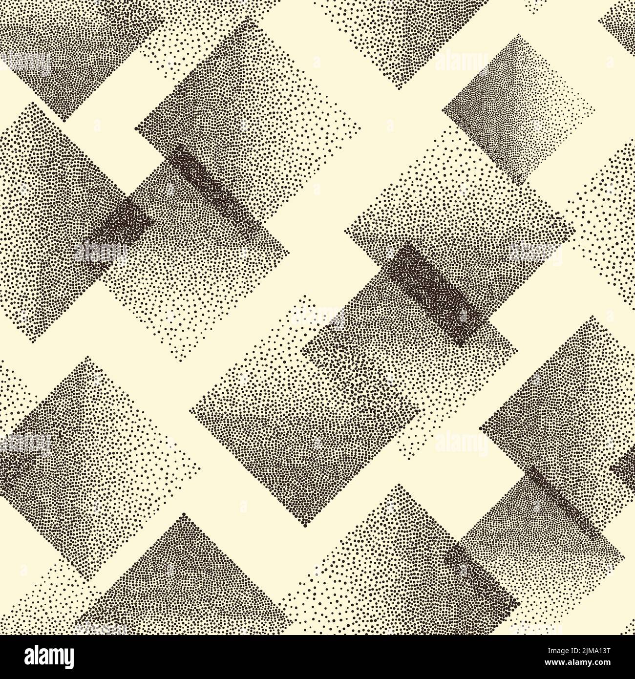 Seamless abstract pattern with dotted squares. Textile, fabric design ...