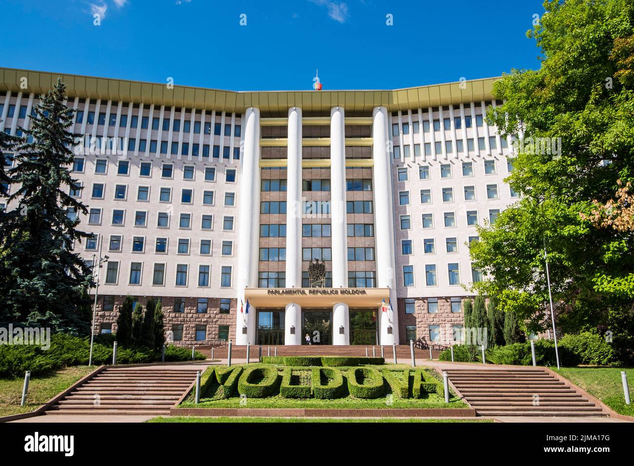 Moldova, Chisinau, Parliament building Stock Photo - Alamy