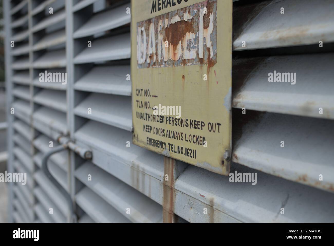 A random street signs at BGC fort Bonifacio Taguig Stock Photo - Alamy