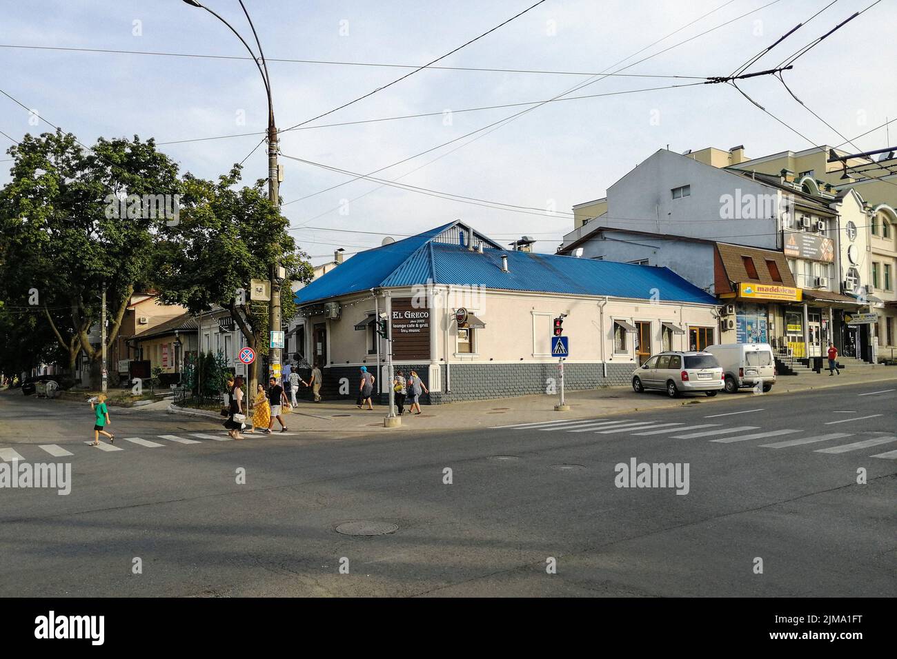 Moldova, Chisinau, town center Stock Photo - Alamy