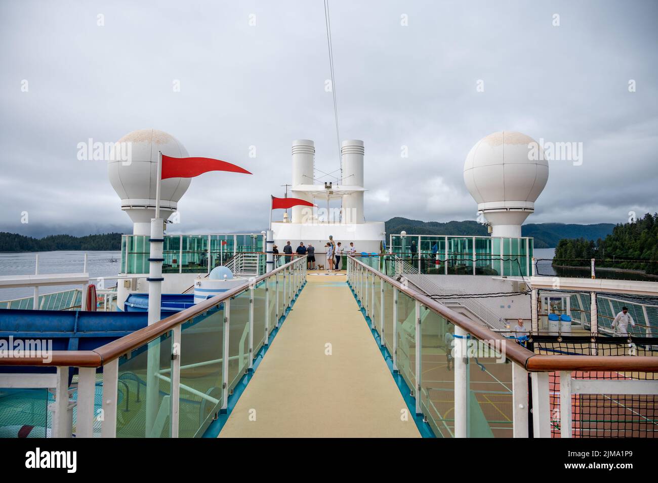 Sitka, Alaska - July 26, 2022 - View of the mini golf on the Serenade ...