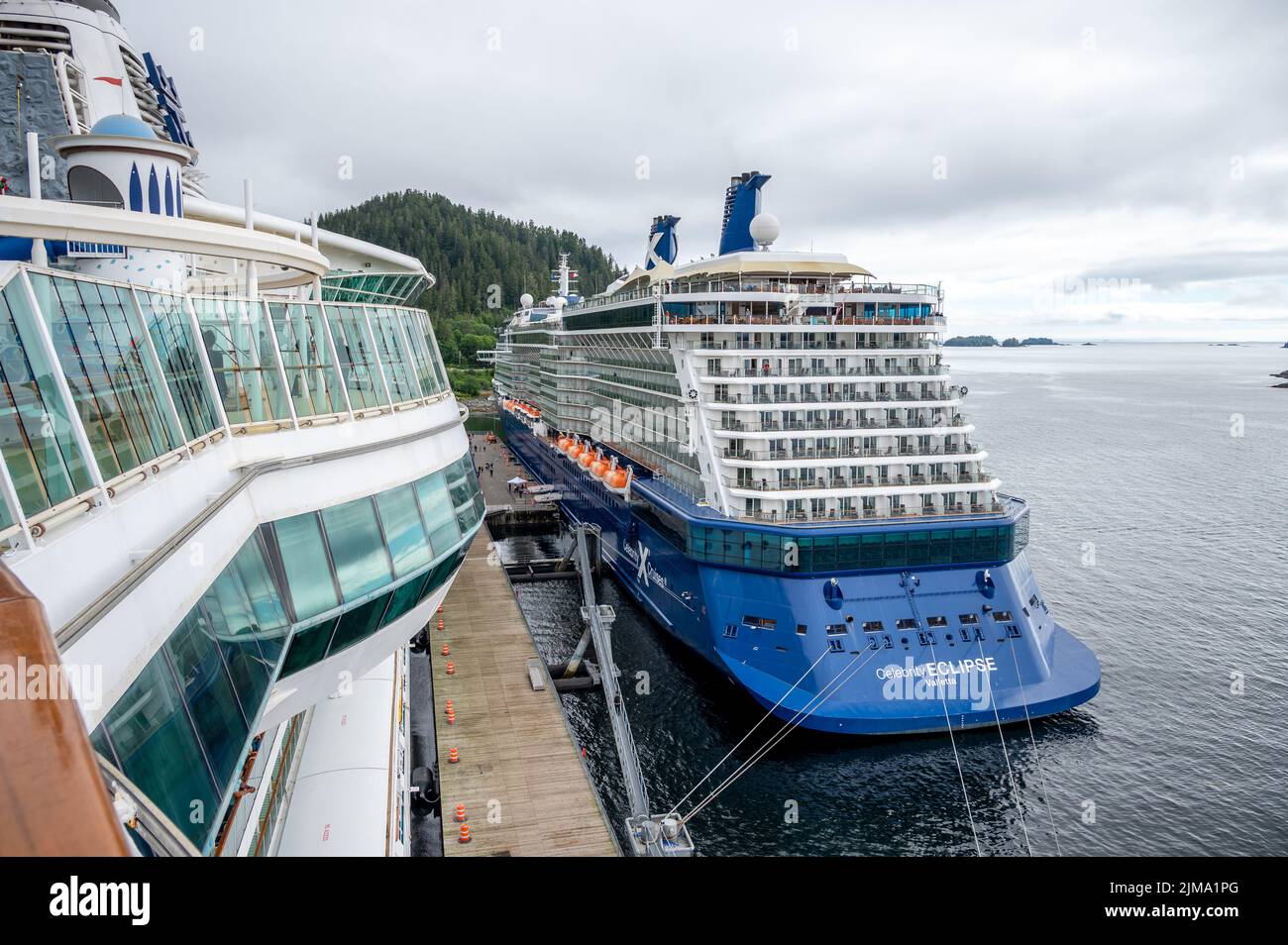 Sitka, Alaska - July 26, 2022 - View of the Celebrity Eclipse while ...