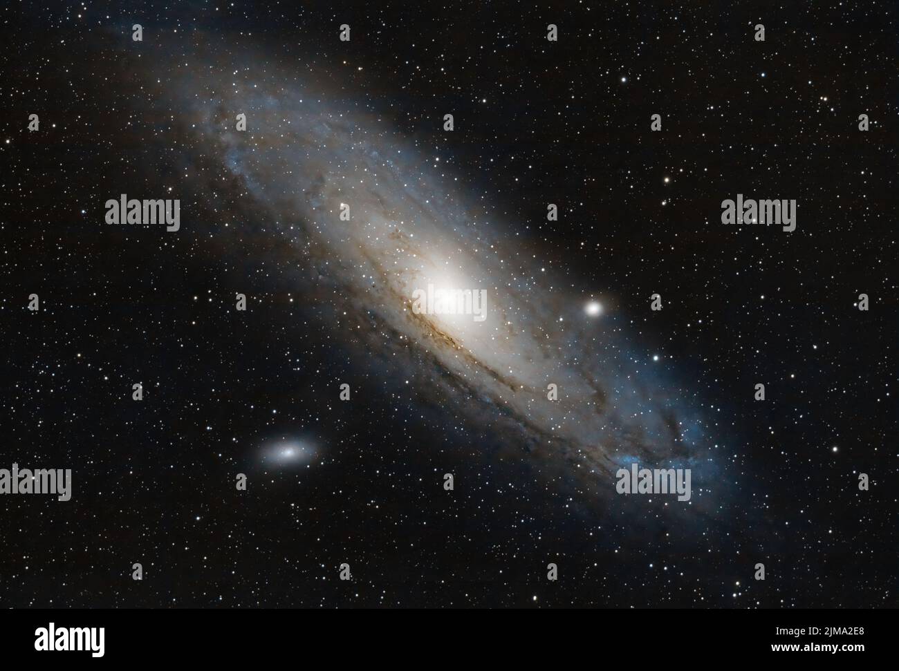 a beautiful view of Andromeda galaxy with thousands of stars Stock ...