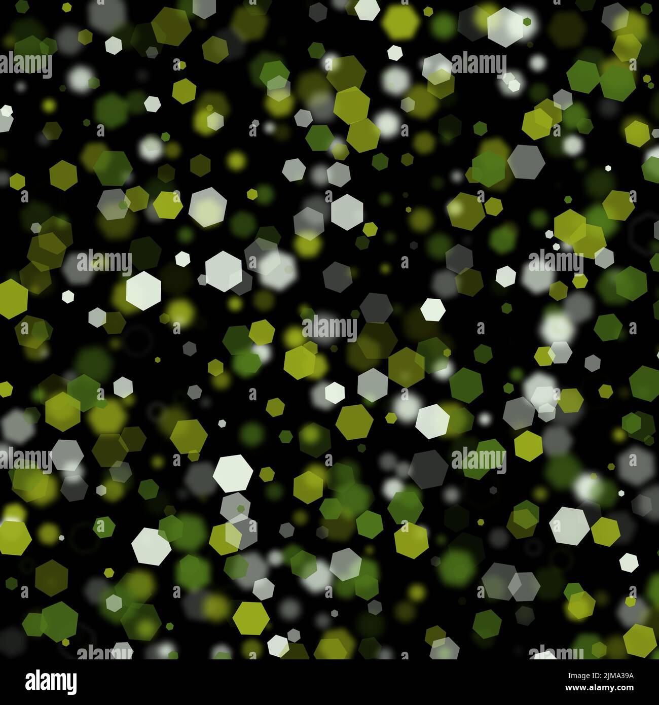 Illustration of an abstract light dots and blurred Hexagon backdrop ...