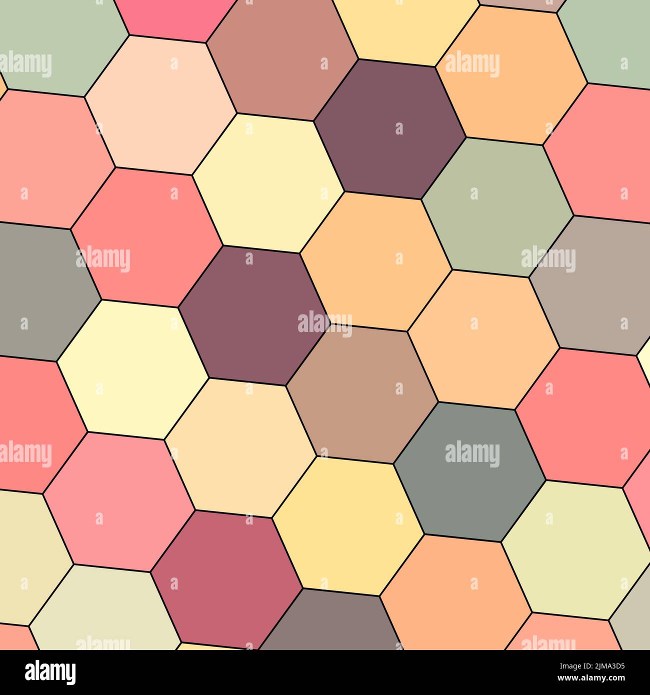 Geometry hexagon wall texture background multicolor honeycomb pattern ...