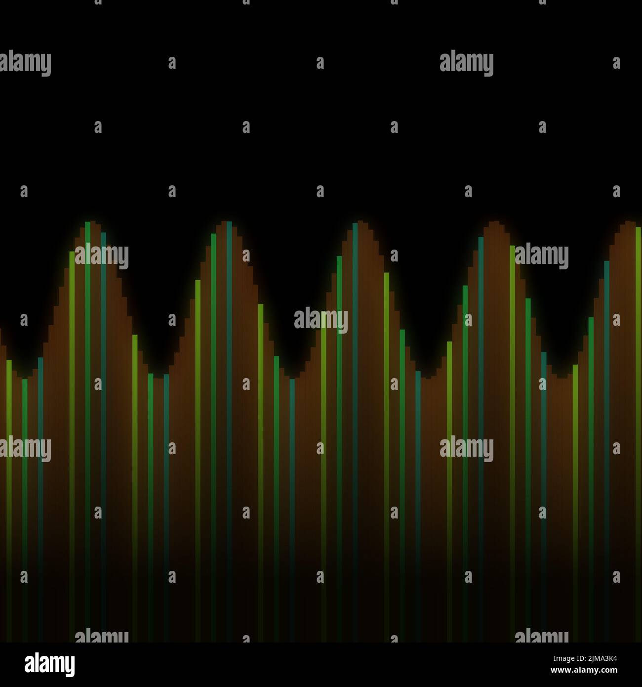 Abstract colorful Illustration of Stylized Sound frequency equalizer ...