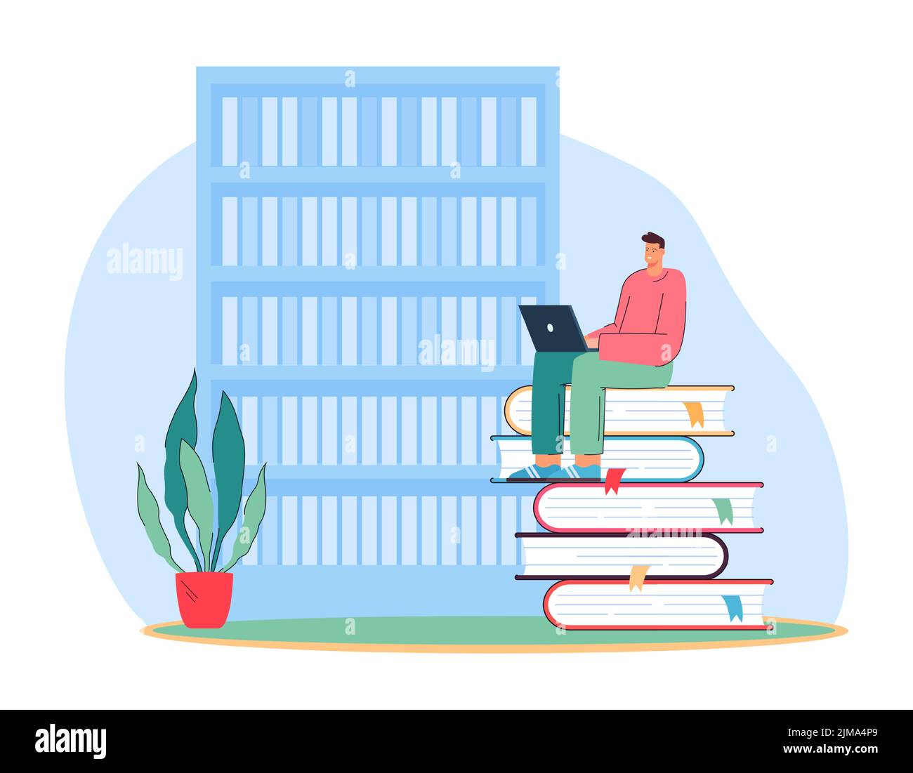 Studying in university laptop Cut Out Stock Images & Pictures - Alamy