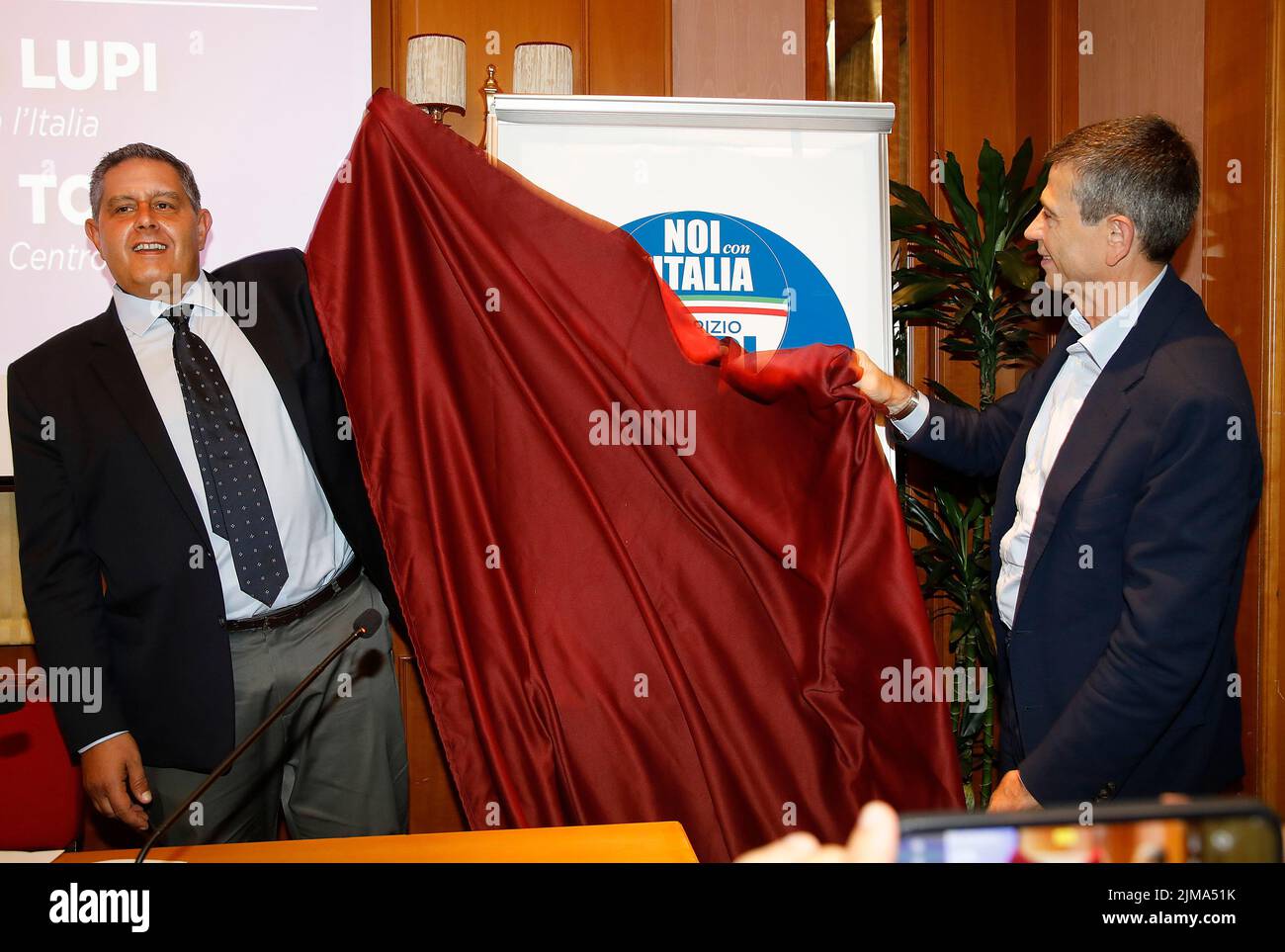 Rome, Italy. 05th Aug, 2022. Rome, Presentation of the symbol "We with ...