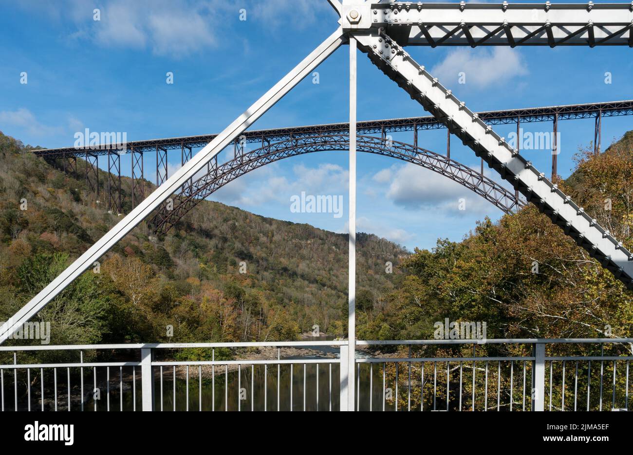 Old and New River Gorge Bridges in West Virginia Stock Photo - Alamy