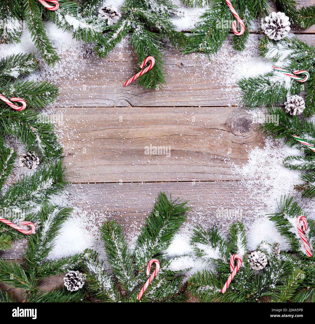 Fir branches covered snow hi-res stock photography and images - Alamy