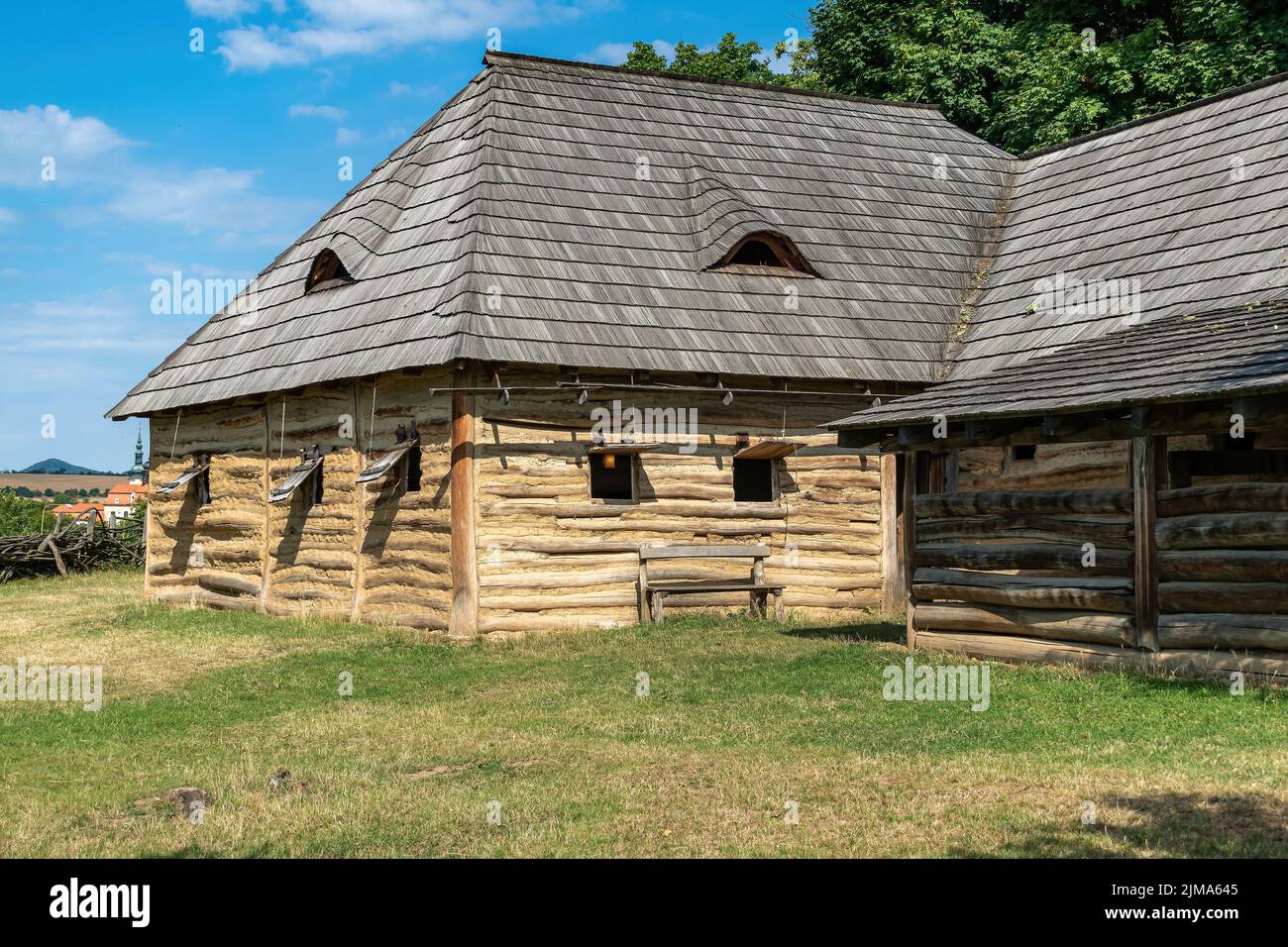 Modra, Museum of Ancient Slavs. House of an important person from the ...