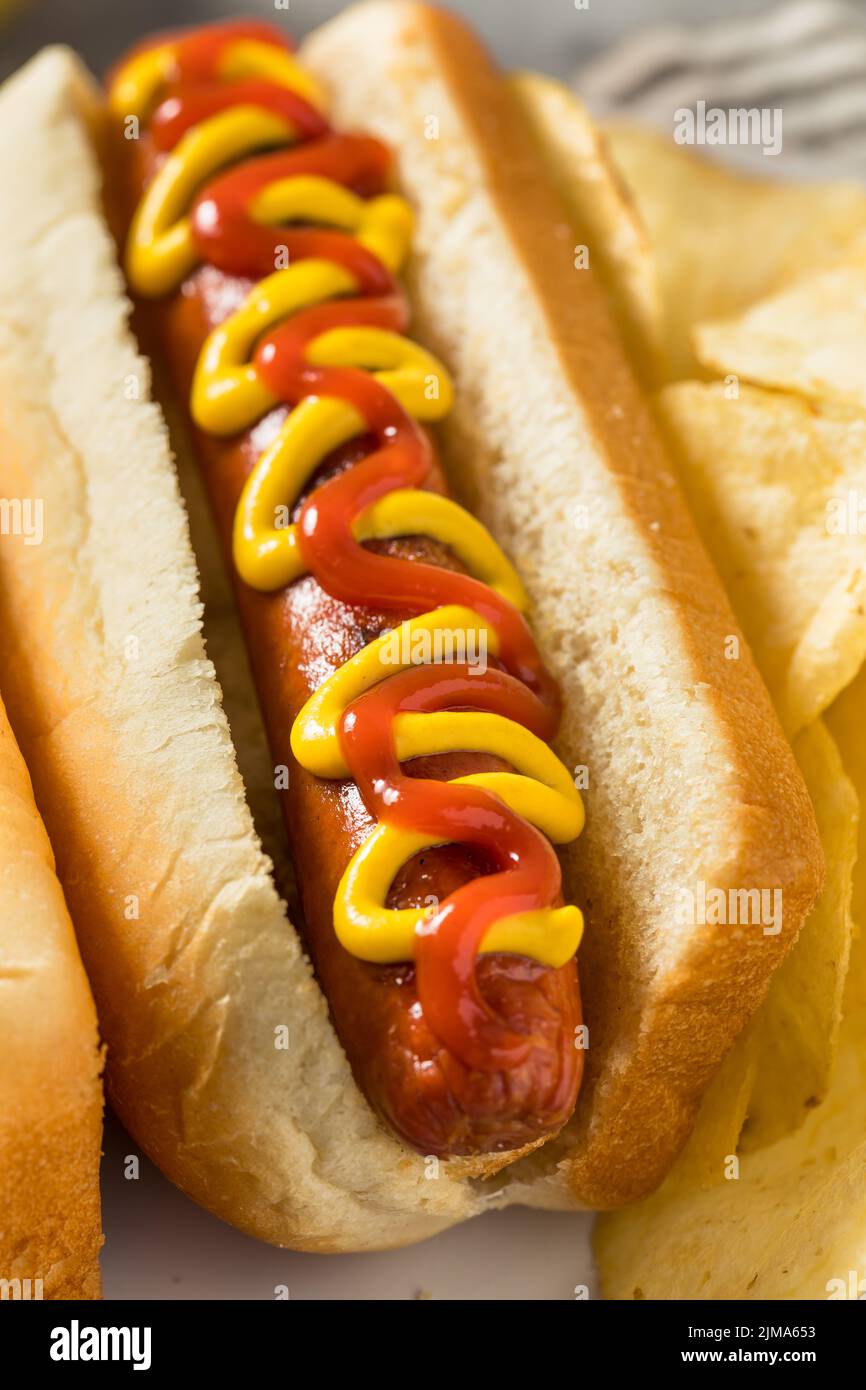 Hotdog With Ketchup Sauce